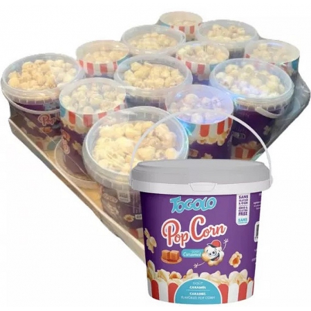 SEAU POP CORN CARAMEL 100 GR TOGOLO