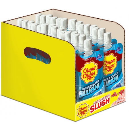 CHUPA CHUPS COLA SLUSH ICE POUCHES 250 ML