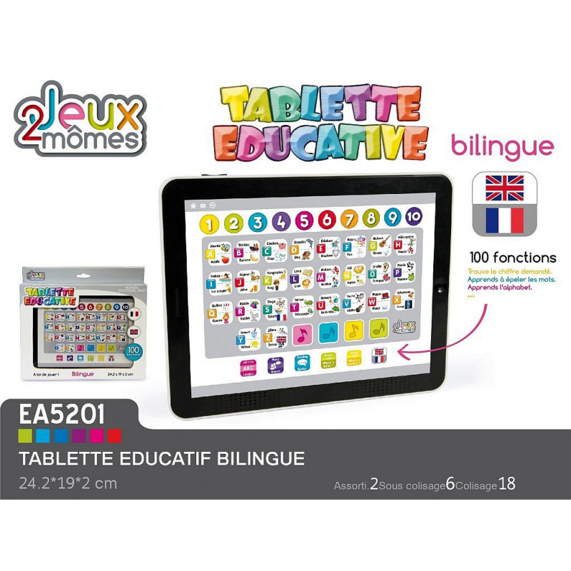 TABLETTE EDUCATIVE BILINGUE