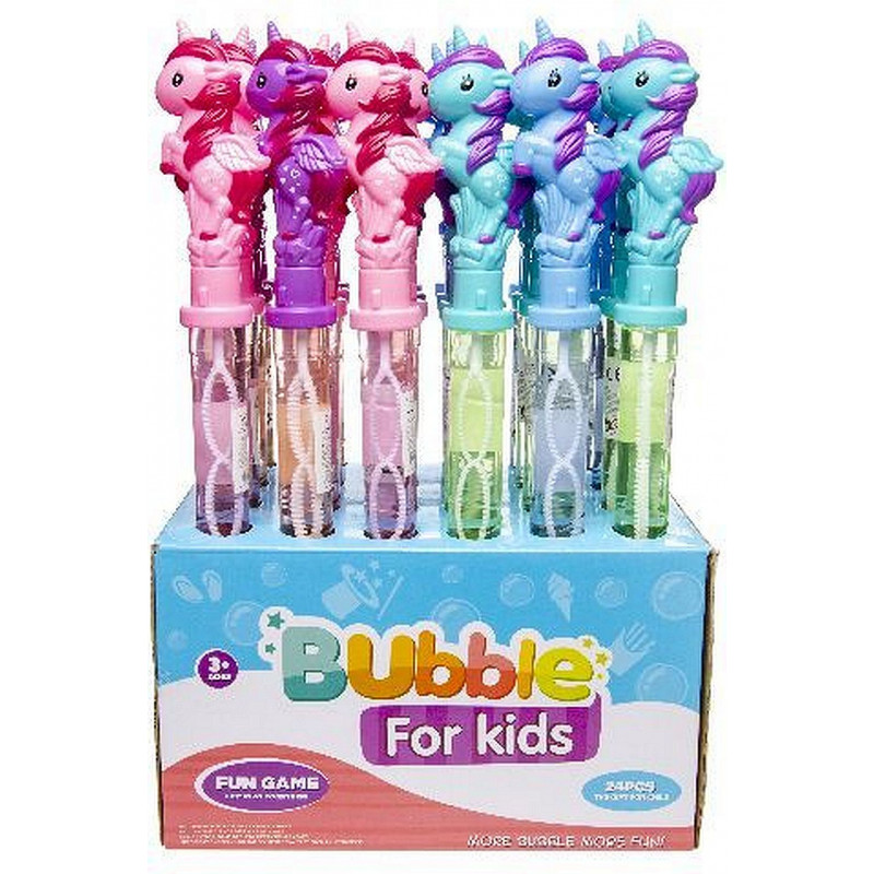 BATON BULLE DE SAVON LICORNE 38 CM