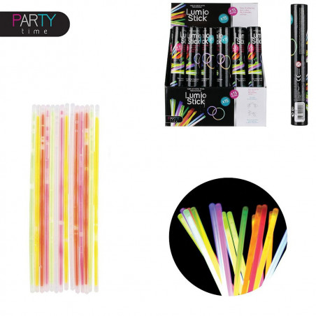 TUBE DE 15 LUMINOSTICKS PHOSPHORESCENTS